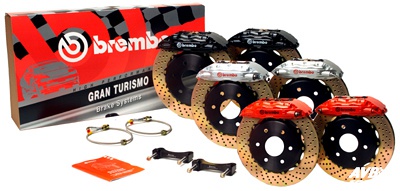 Big brake kit front for Honda Integra (1998 - 2001) › AVB Sports car ...