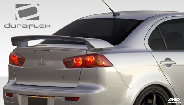 Rear wing for Mitsubishi Lancer (2008 - 2017) › AVB Sports car tuning ...